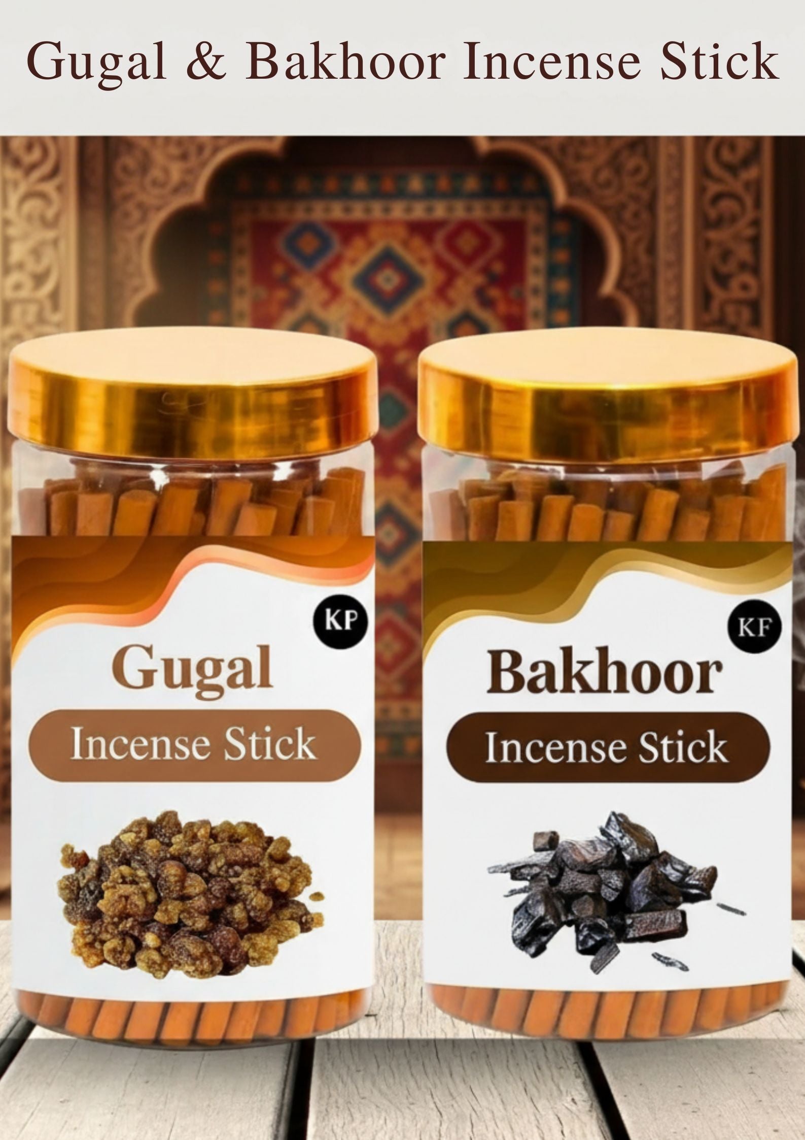 Natural Gugal & Bakhoor Incense Stick – Kannauj Fragrance