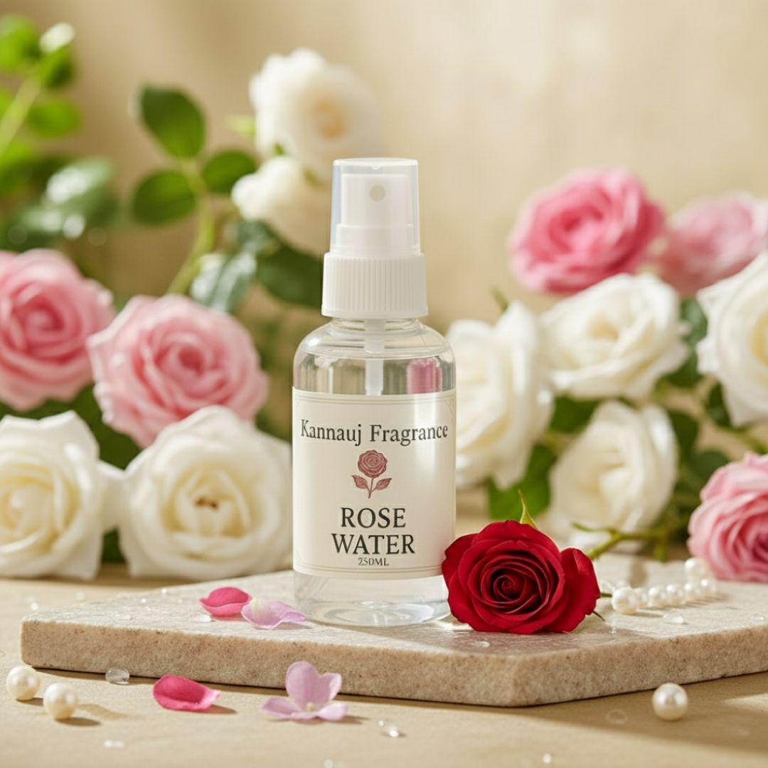 Buy Natural Rose Water Hydrosol - Kannauj Fragrance | Gulab Jal By ...