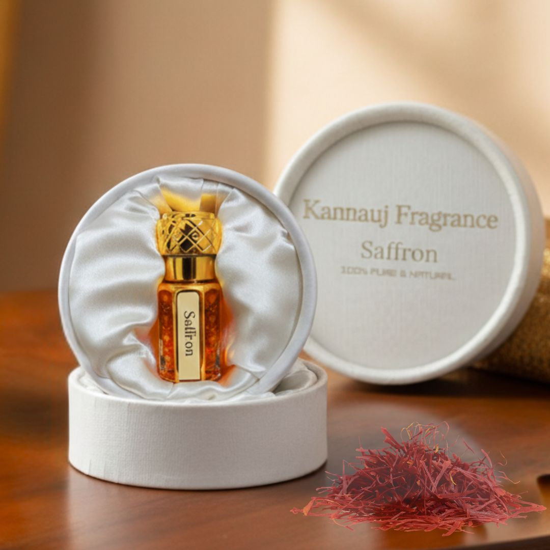 Buy Pure Saffron Attar Online | Authentic Indian Fragrance | Kannauj ...